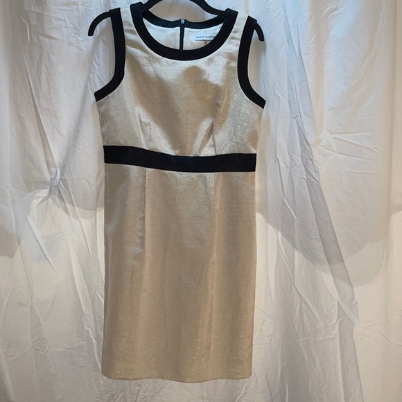 Megan Masters | Dresses | Megan Master Ivory And Gold Dress | Poshmark